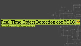 Real-time object detection coz YOLO! | PPT