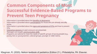 YOU ONLY LIVE ONCE (Teen pregnancy) topic for community | PPTX