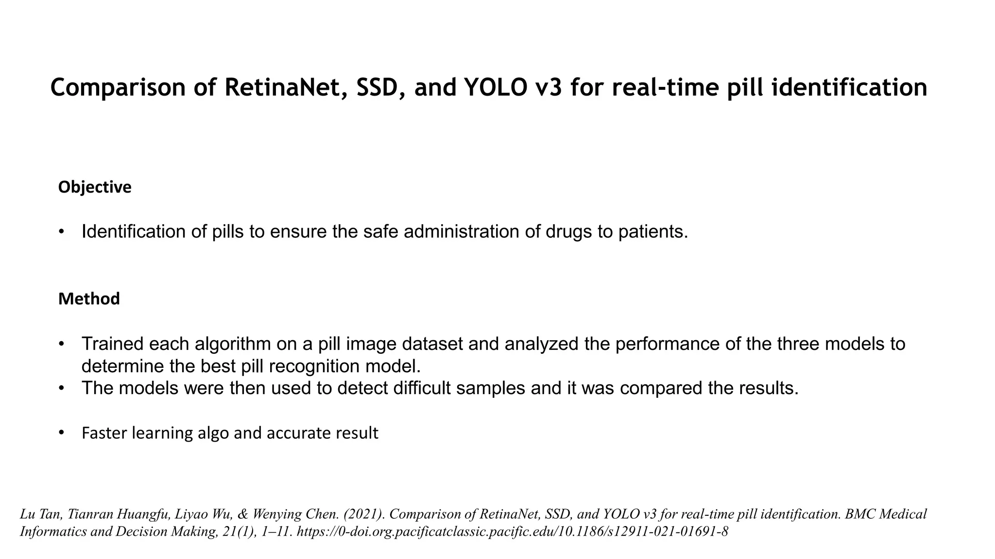 YOLO: An Efficient Real Time Object Detection Algorithm.pptx