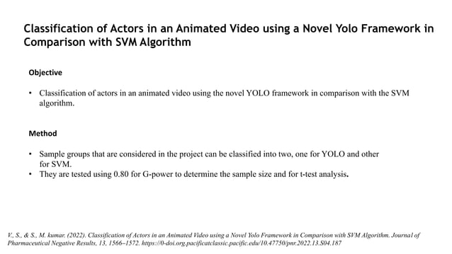 YOLO: An Efficient Real Time Object Detection Algorithm.pptx