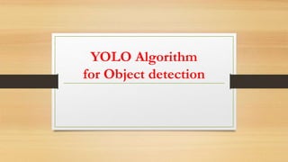 YOLO Algorithm for Object detection.pptx
