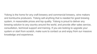 Yolong brewtech | PPTX