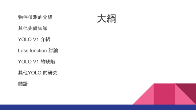 YOLO V1 論文導讀 | PPTX