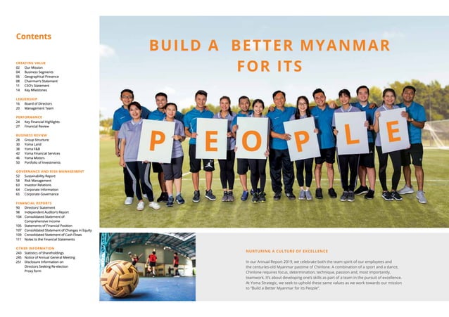 Yoma Strategic Holdings | Nurturing a Culture of Excellence | Annual ...