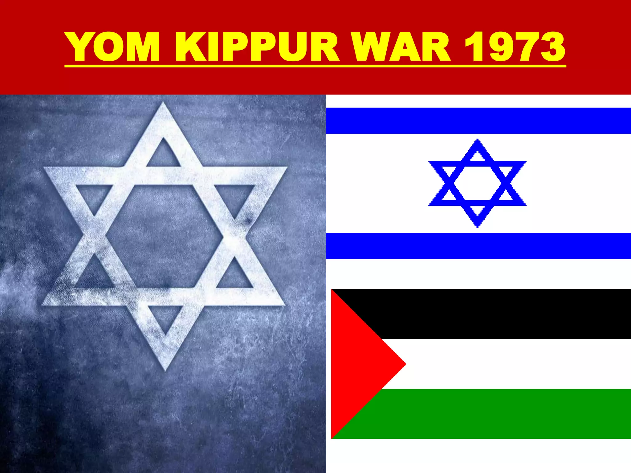 Yom kippur war 1973 | PPTX