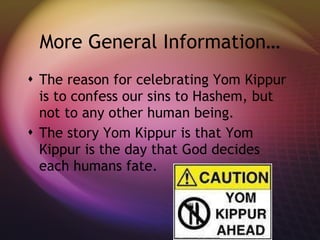 Yom Kippur Yay | PPT | Judaism | Religion & Spirituality