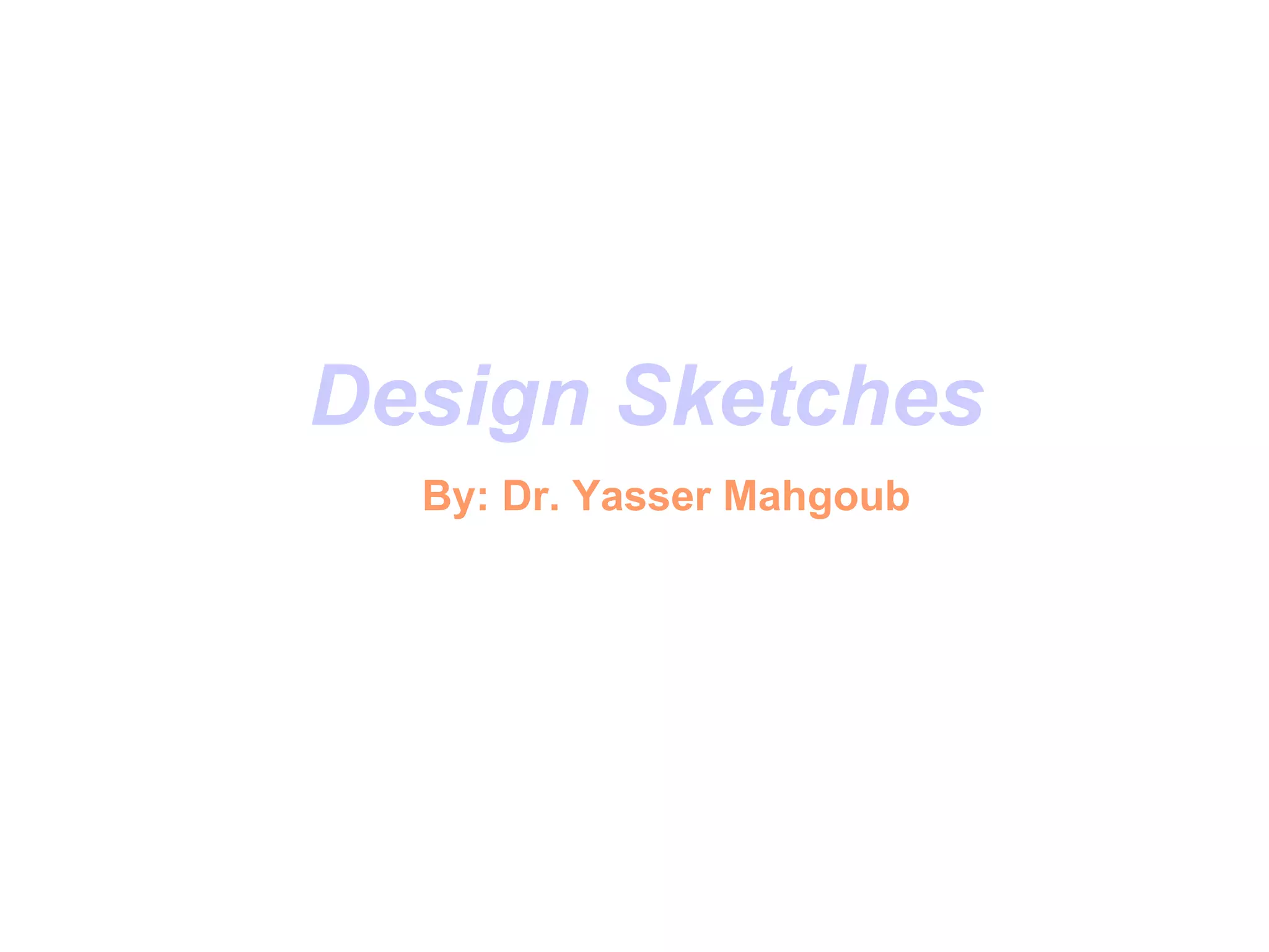 Design Process Sketches | PPT