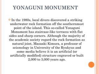 Yonaguni by group 6 | PPT