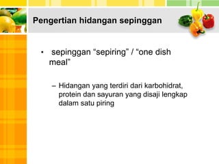 Yona Rosita media PPMI hidangan sepinggan | PDF