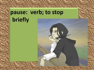 Yonder mountain: A Cherokee Legend vocabulary words | PPSX