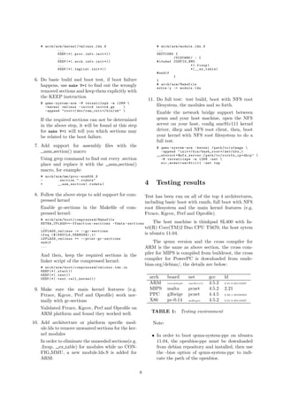 Tiny Linux Kernel Project: Section Garbage Collection Patchset | PDF