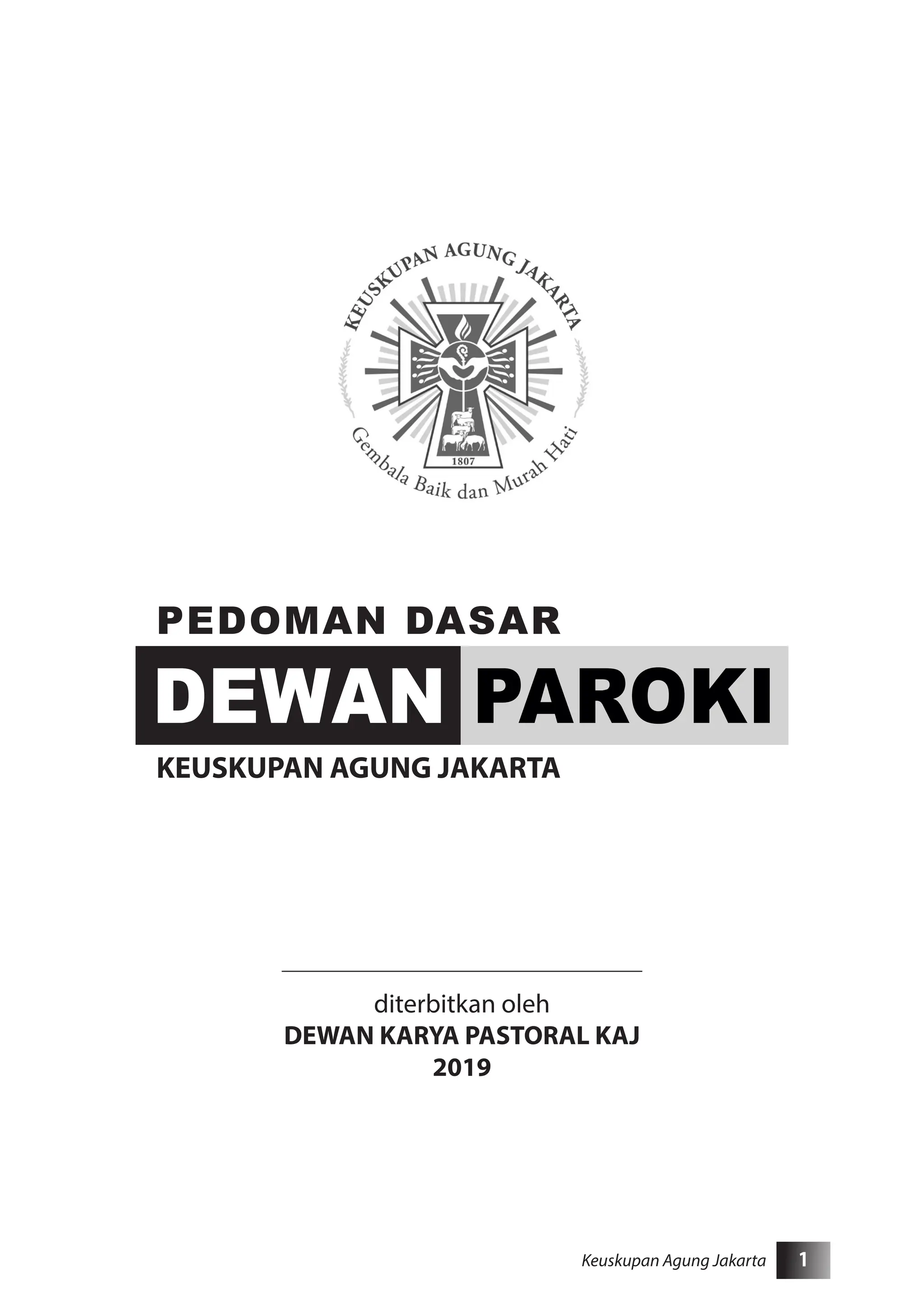 Yongky Susanto. Pedoman Dasar Dewan Paroki Keuskupan Agung Jakarta 2019.pdf