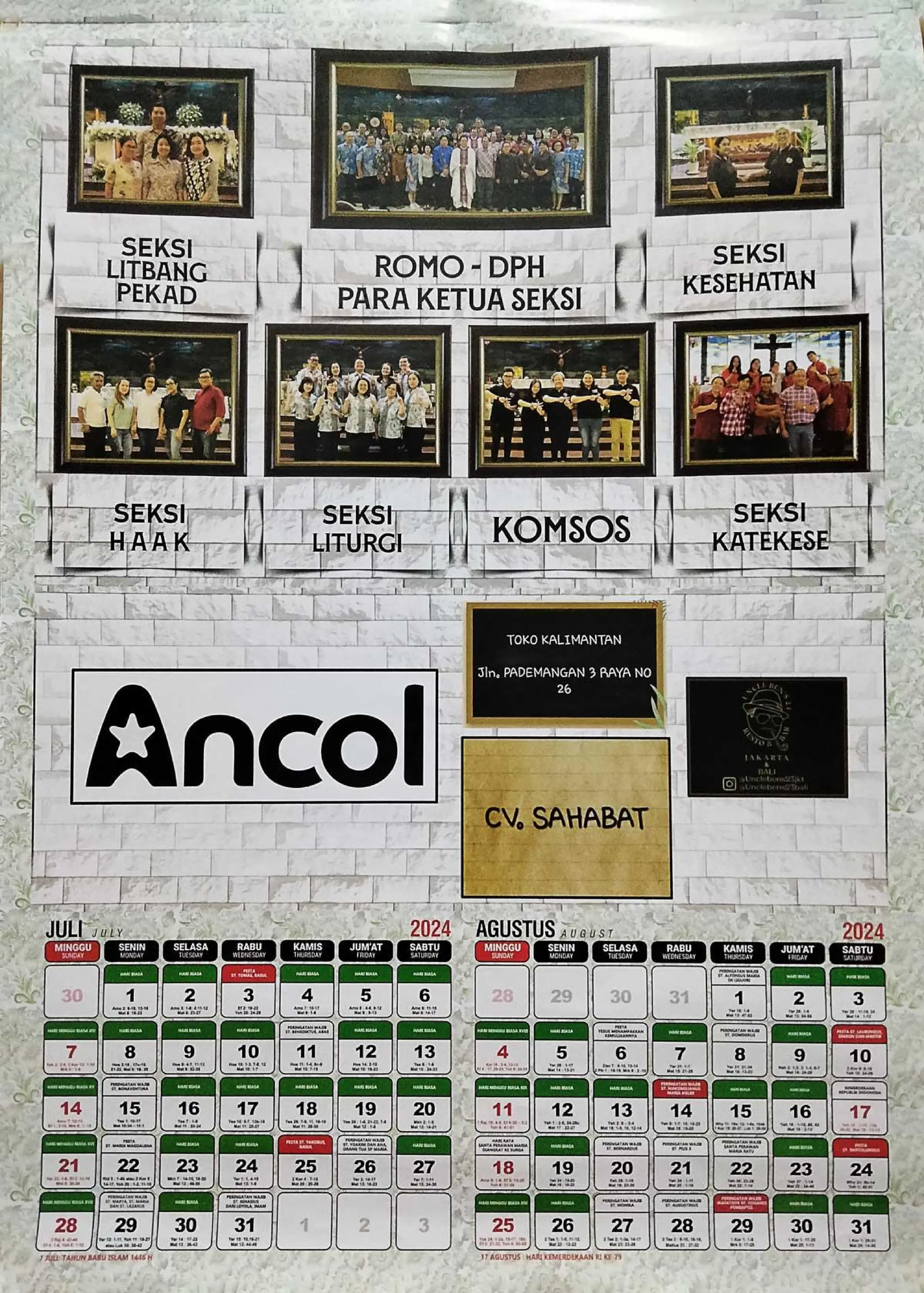 YongkySusanto, Seksi Keadilan Perdamaian Gereja Katolik Santo Alfonsus ...