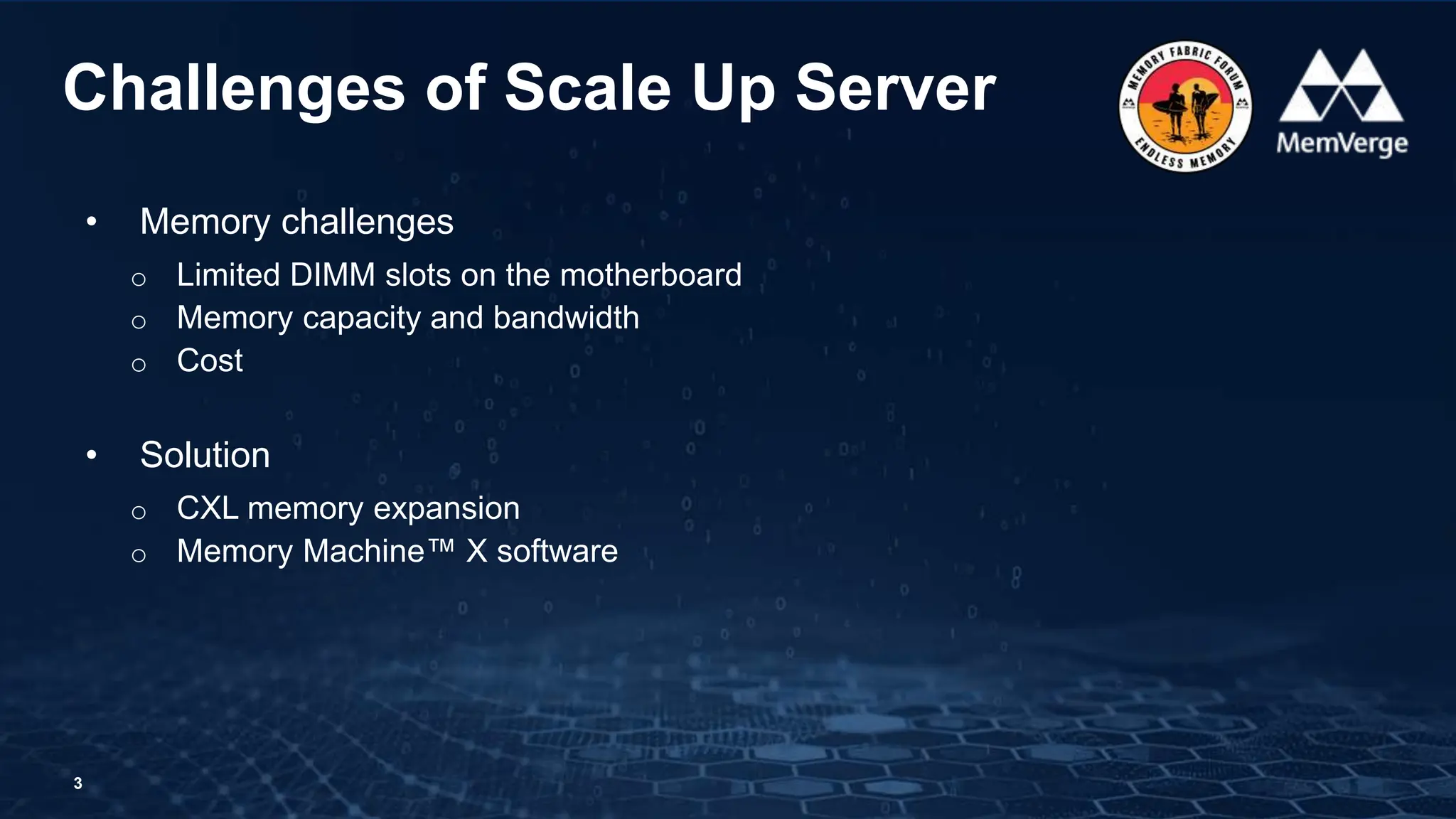 MemVerge: Memory Expansion Without Breaking the Budget | PPT