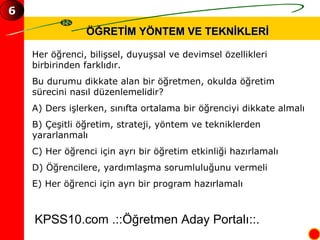Yontem Ve Teknikler | PPT