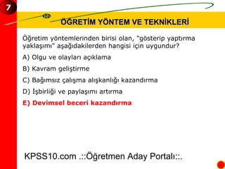 Yontem Ve Teknikler | PPT