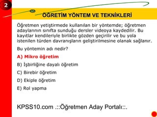 Yontem Ve Teknikler | PPT