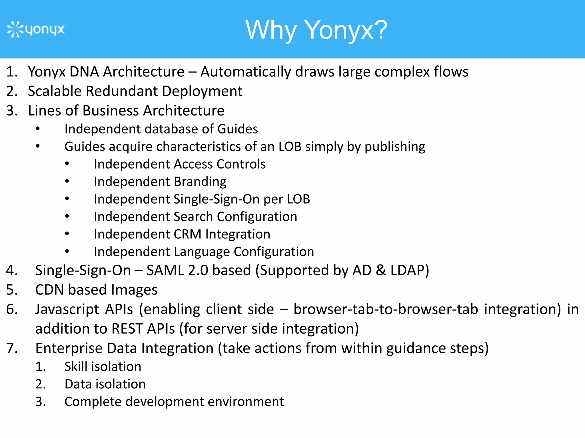Yonyx unique proposition | PPTX
