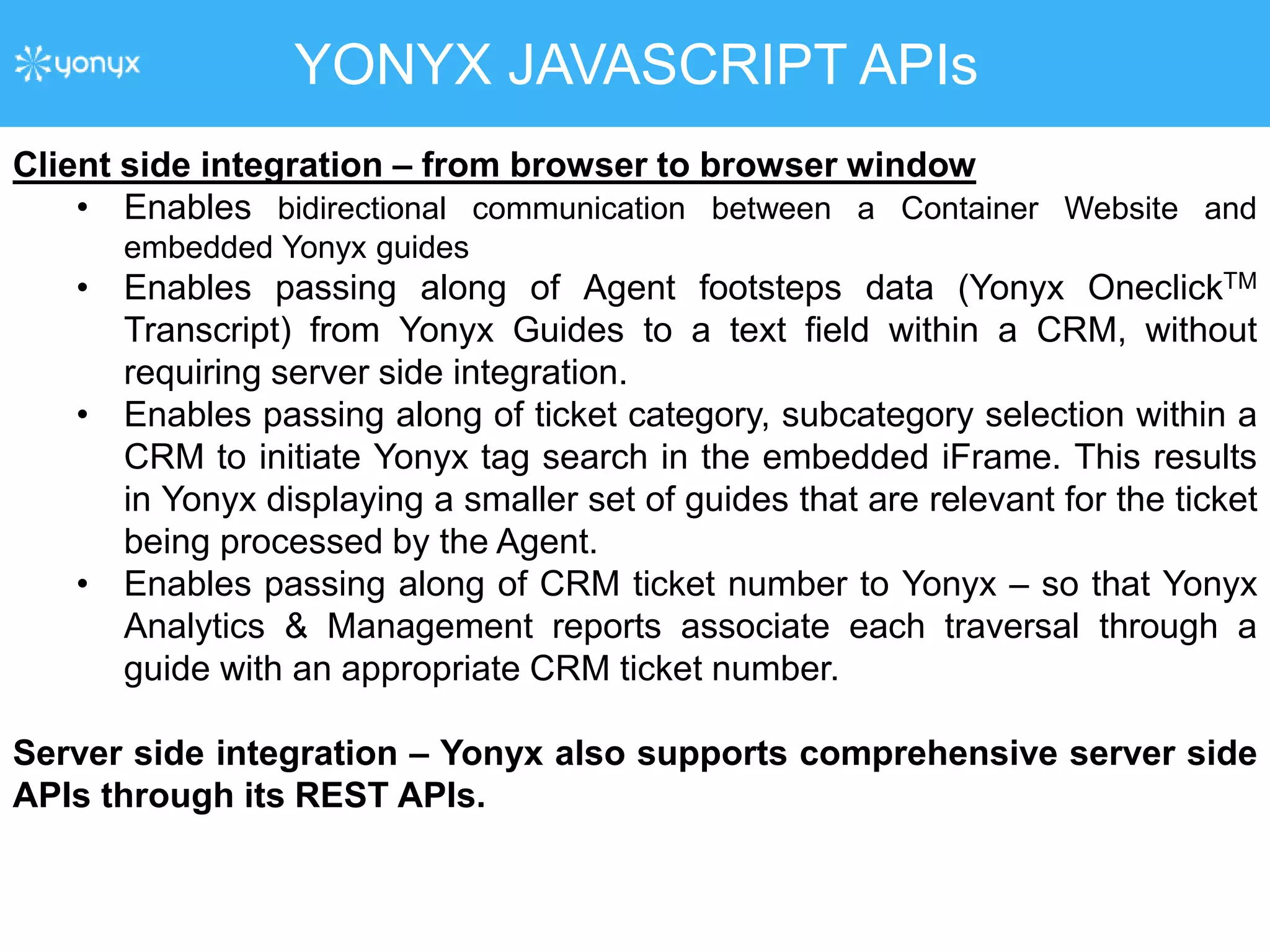 Yonyx unique proposition | PPTX