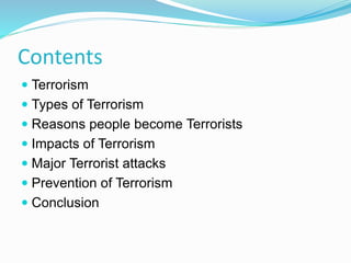 Terrorism | PPT