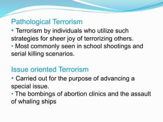 Terrorism | PPSX