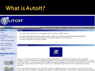 AutoIt for the rest of us | PPT