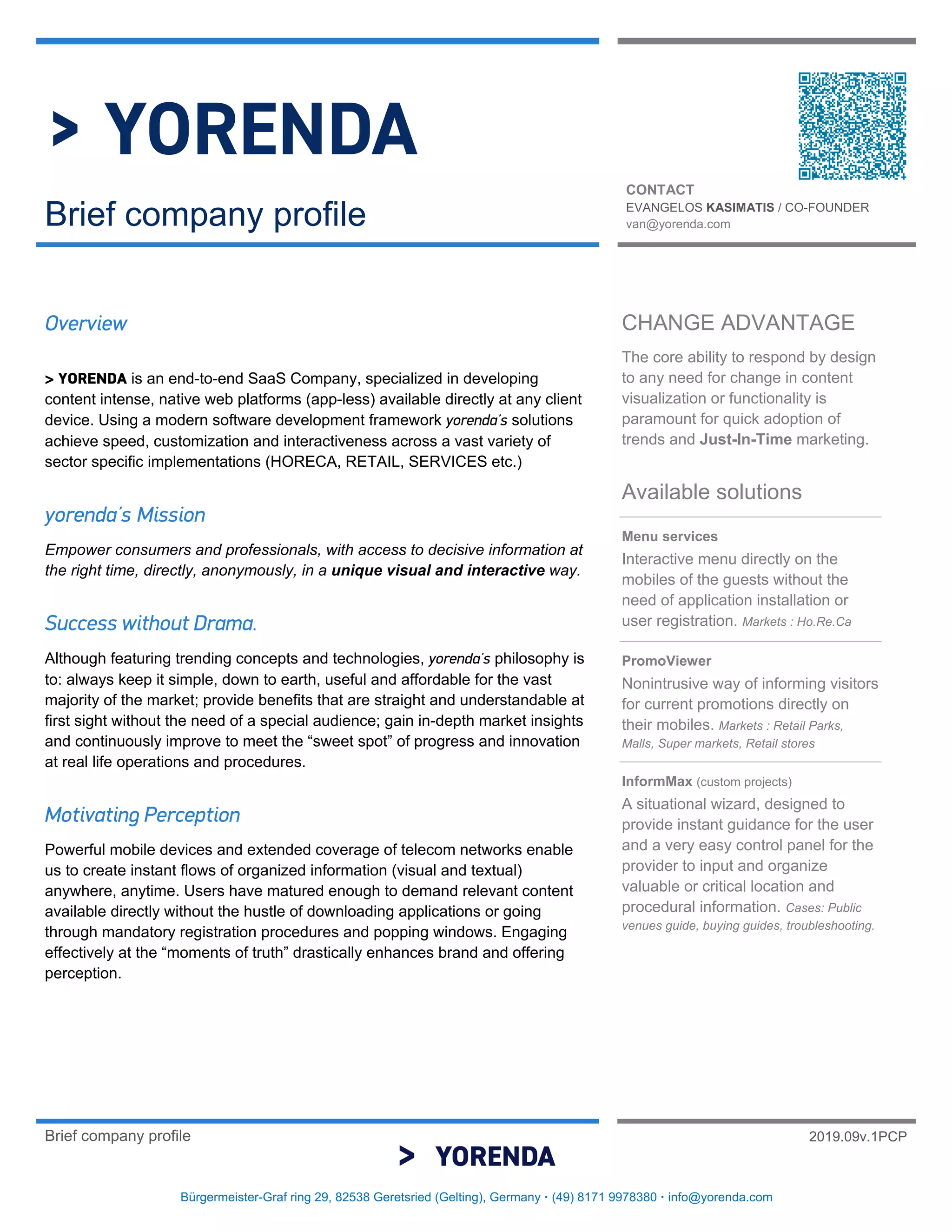 Yorenda's brief profile page | PDF