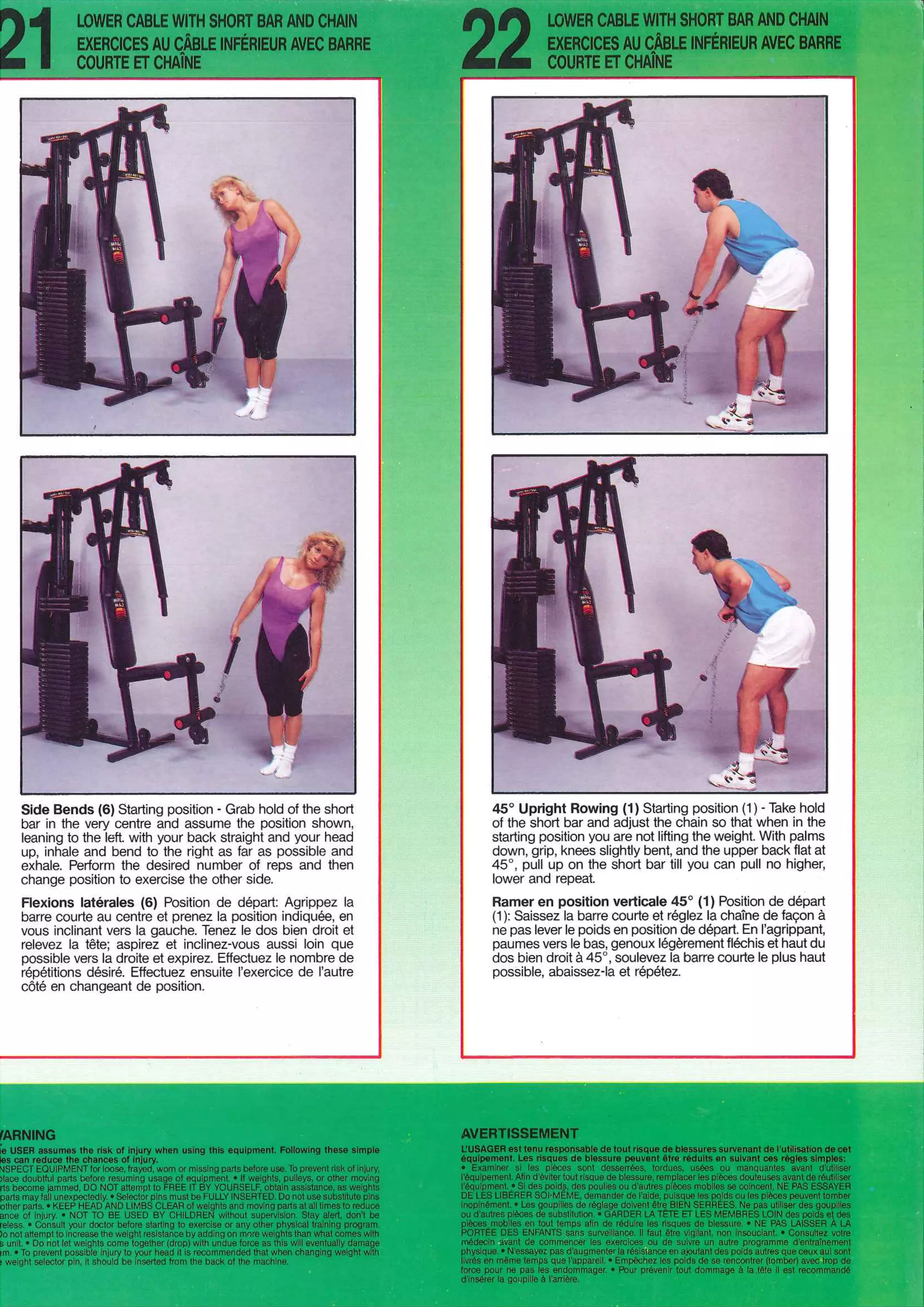 York 3001 exercise chart | PDF