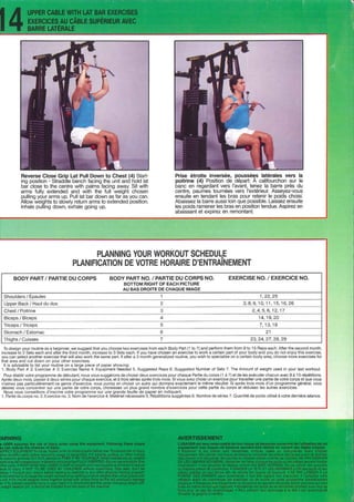 York 3001 exercise chart | PDF