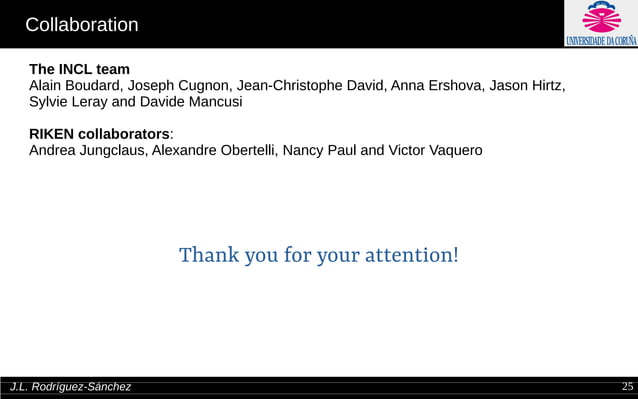Nucleon knockout reactions within the intranuclear cascade model INCL | PPT