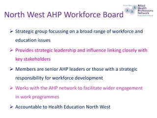 Supporting AHP's to Deliver Excellent Care - Sue Louth | PPTX