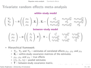 Bayesian multivariate meta-analysis for modelling surrogate endpoints in HTA | PPT