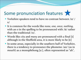 Yorkshire dialect | PPT