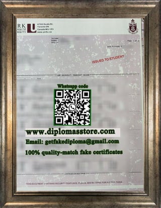 How to make a York University transcript | PDF