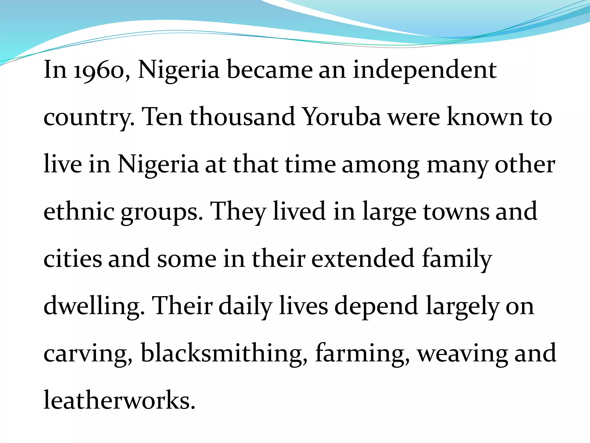 Yoruba | PPT