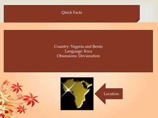 Ancient Yoruba culture | PPTX