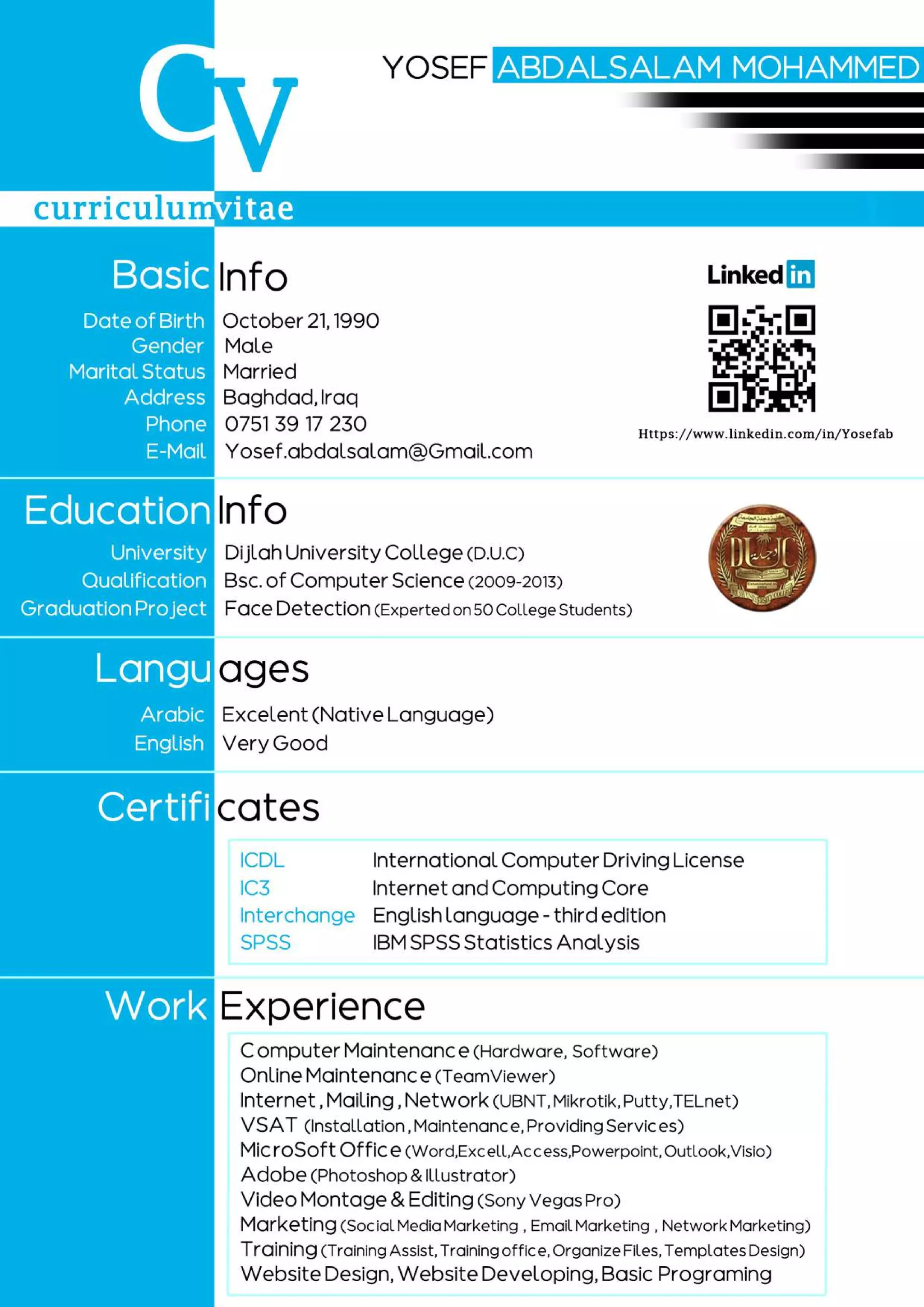 Yosef Abdalsalam CV | PDF