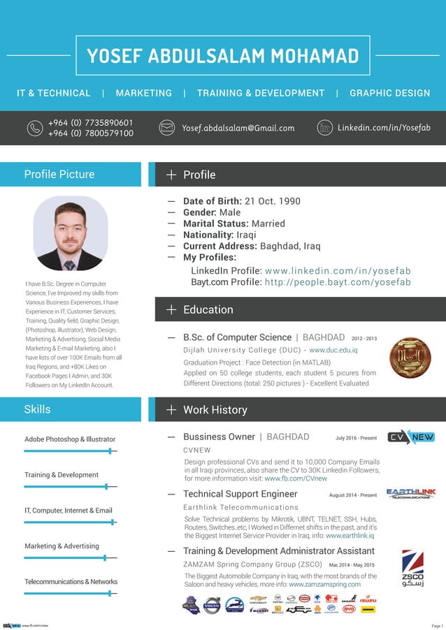 Yosef abdulsalam - CVnew | PDF