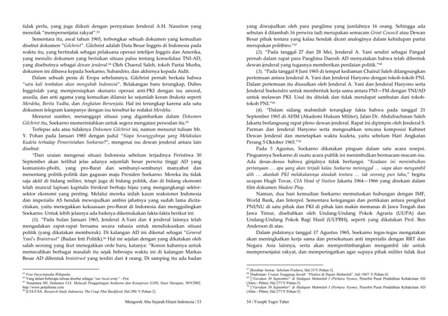 MENGOREK ABU SEJARAH HITAM INDONESIA | PPT