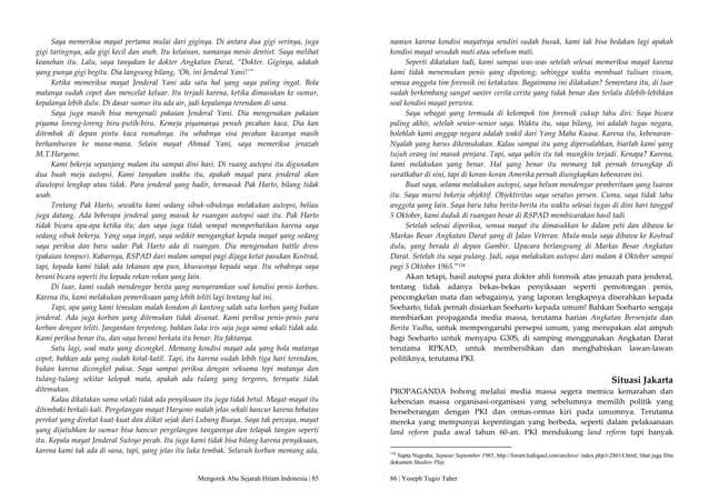 MENGOREK ABU SEJARAH HITAM INDONESIA | PPT