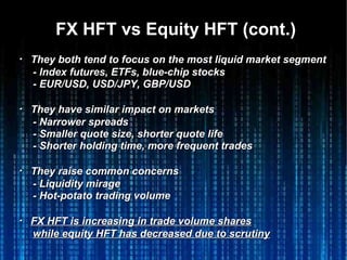 High-Frequency Trading in the FX Market | PDF