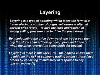 High-Frequency Trading and 2010 Flash Crash | PPT