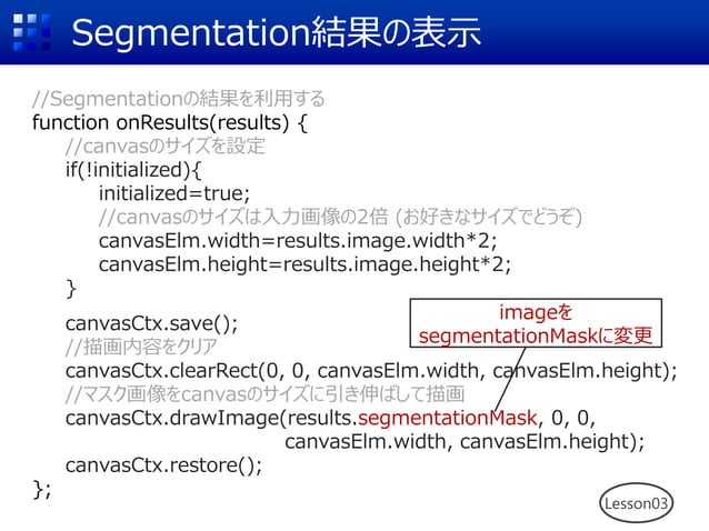 AI x OpenCV x WebAR: Selfie Segmentationを使ってみよう | PPT