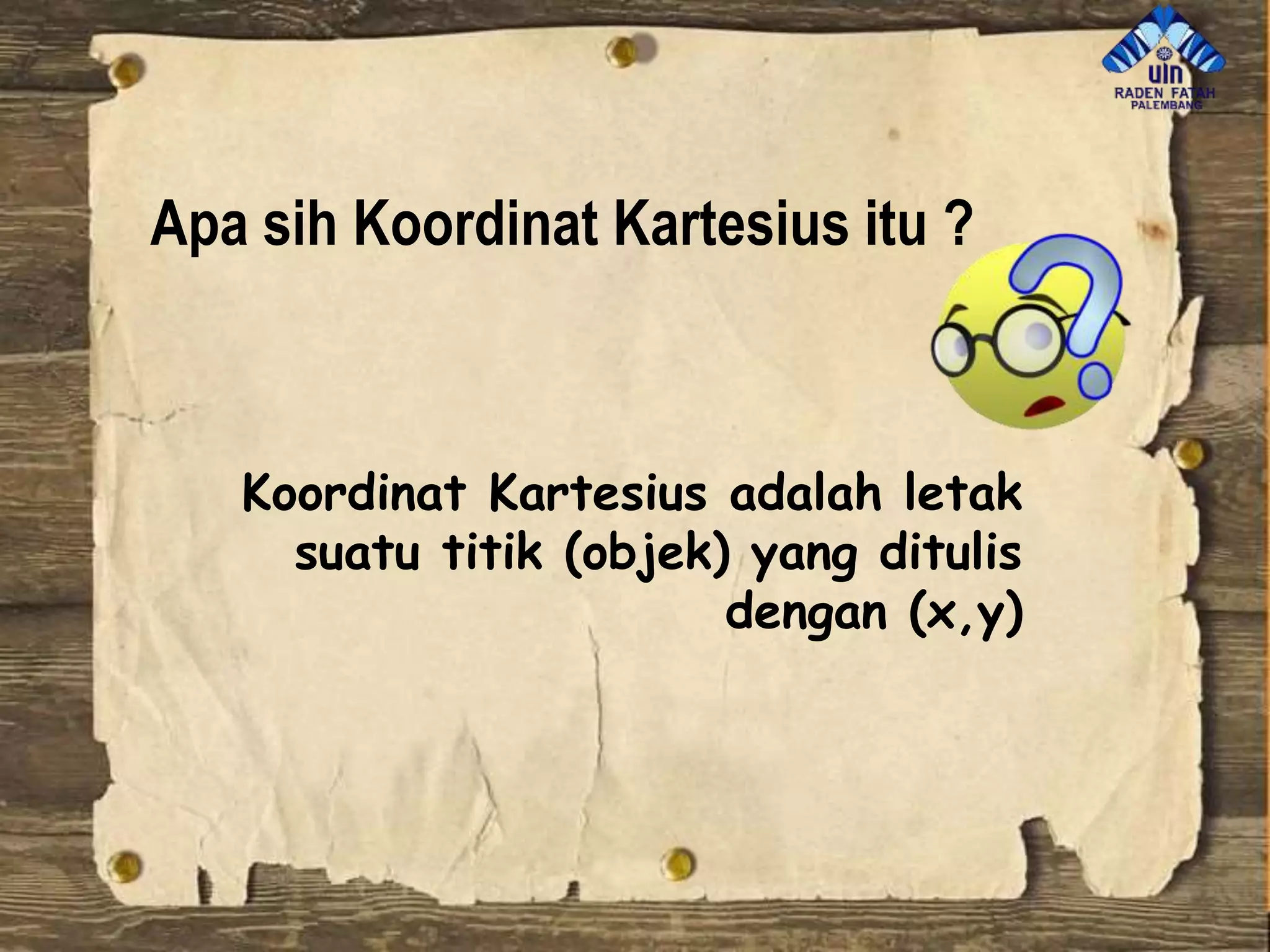 Materi Koordinat kartesius kelas 8 SMP | PPTX