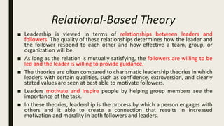 leadreship, theories and principles an introduction | PPTX