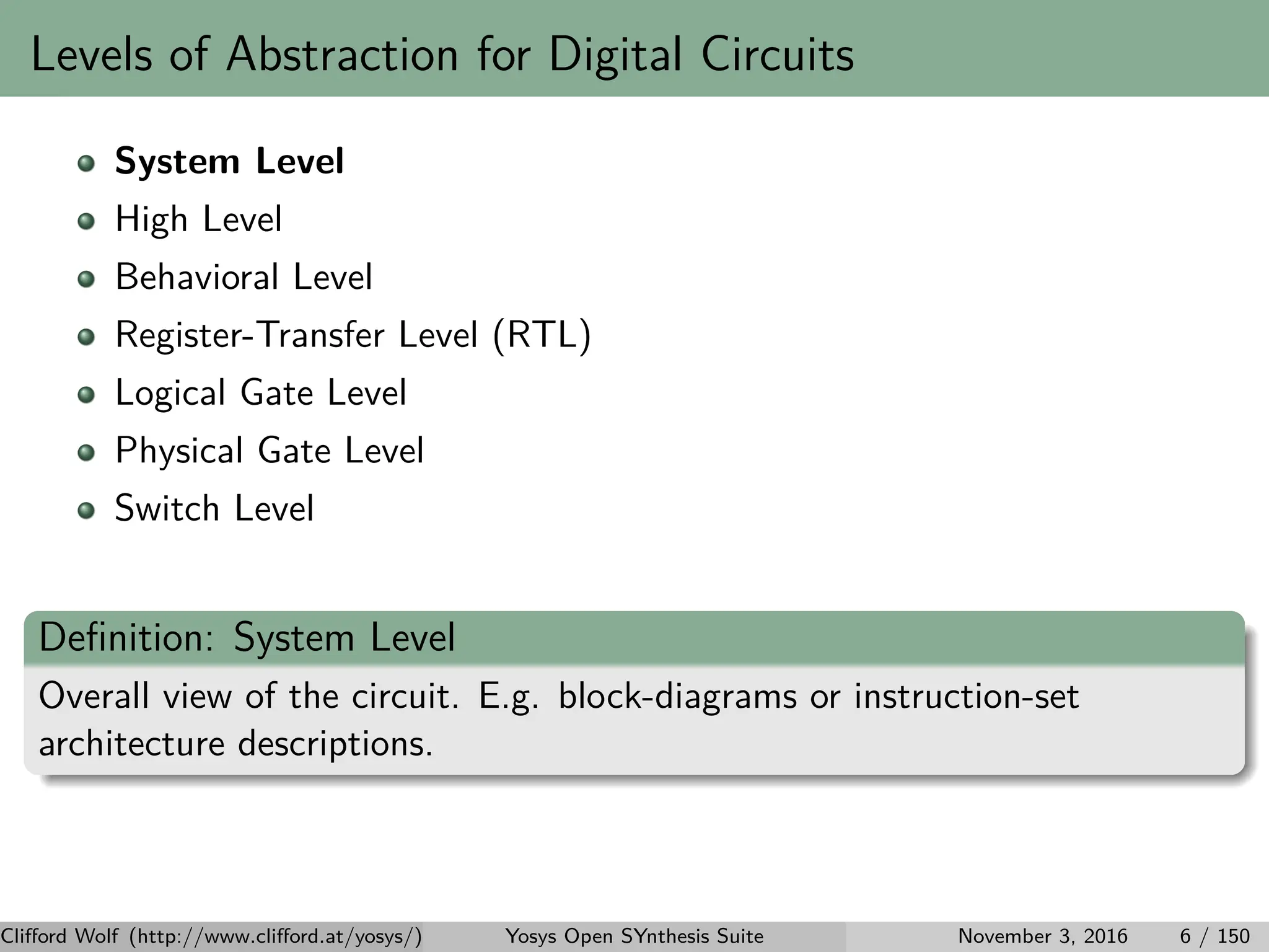 yosys_presentation that help in working on the yosys tool | PDF | Programming Languages | Computing