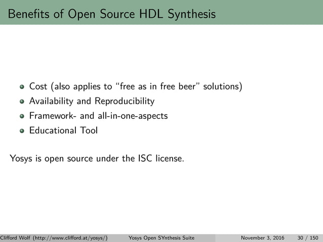 yosys_presentation that help in working on the yosys tool | PPT