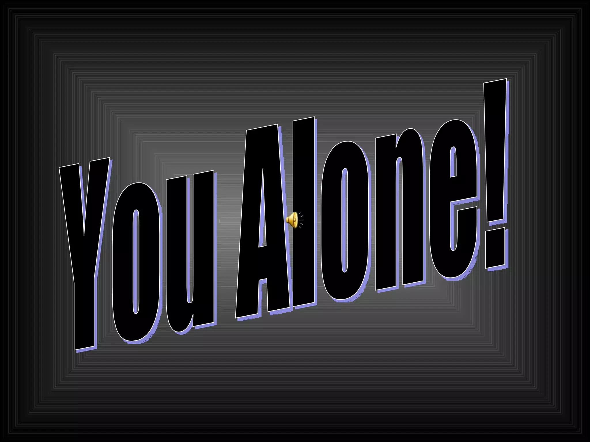 You Alone New | PPT