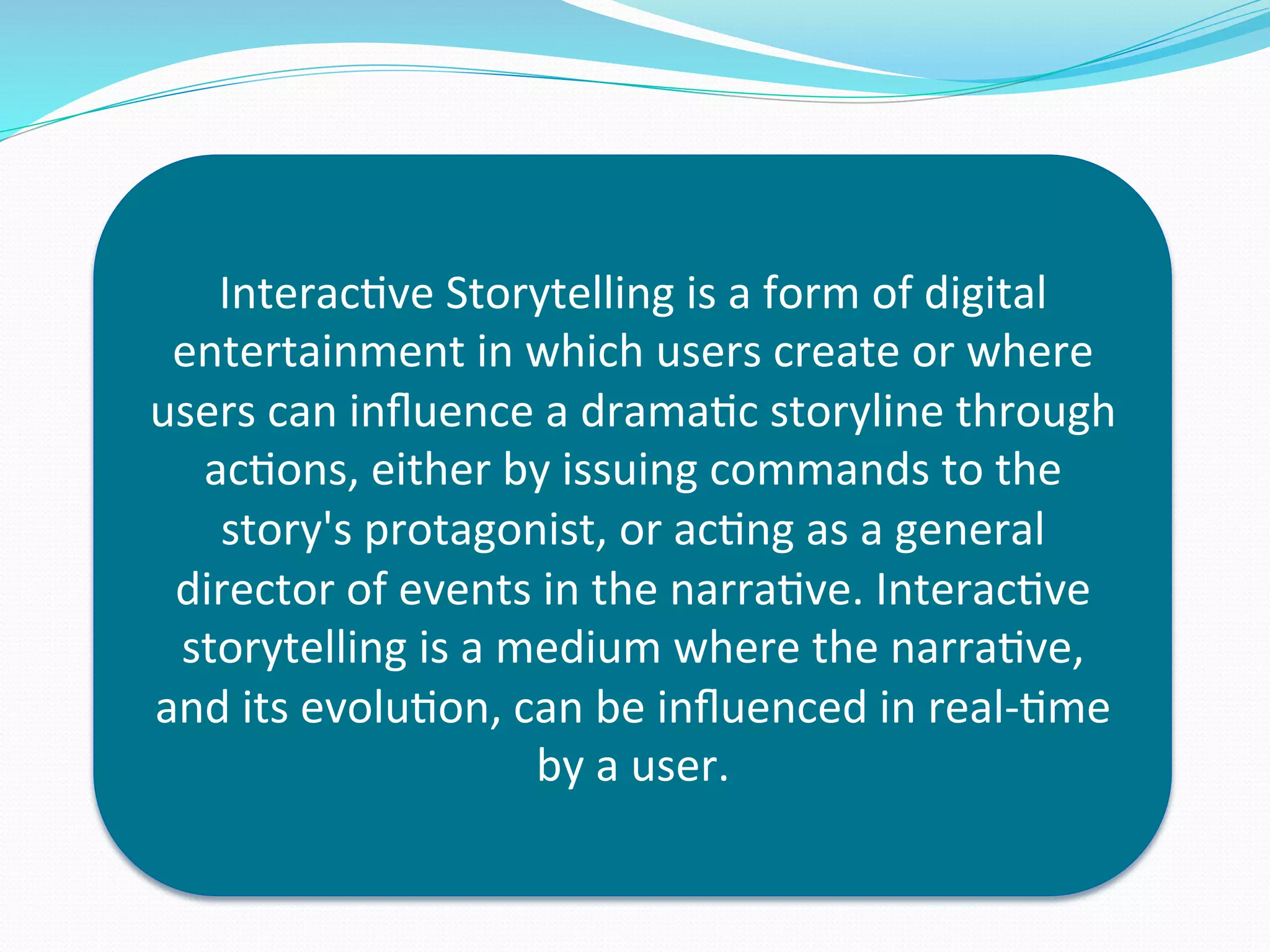 You.are the story - Derek Woodgate | PDF | Computer Animation ...