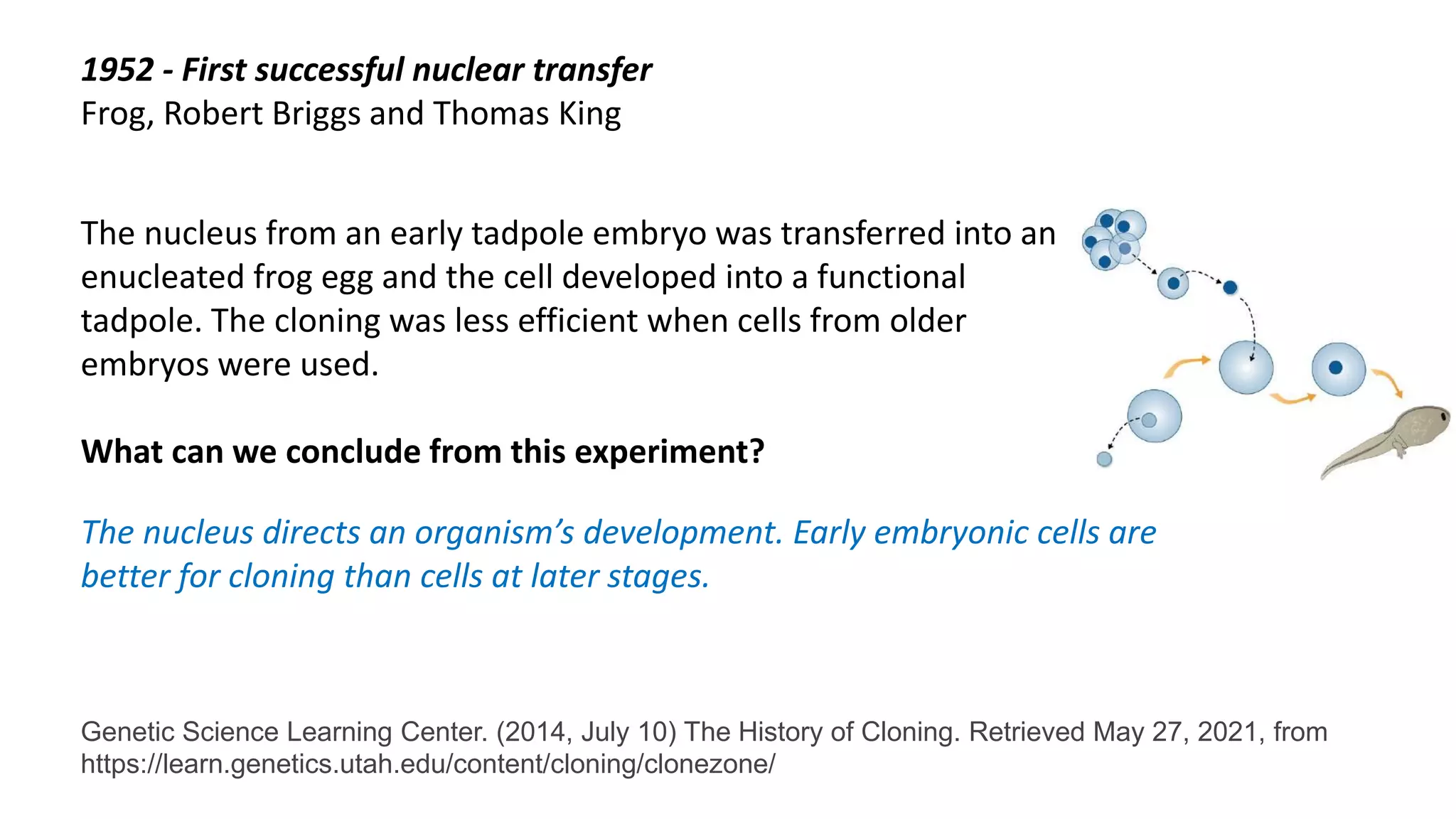 Cloning in mammals: Dolly the sheep | PPTX